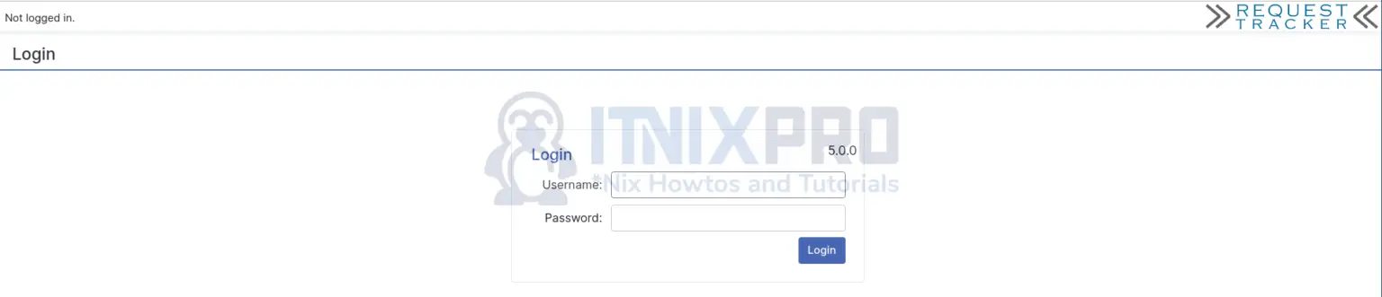 Install Request Tracker (RT) on Ubuntu 20.04/Ubuntu 22.04 - itnixpro.com