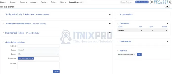 Install Request Tracker (RT) on Ubuntu 20.04/Ubuntu 22.04 - itnixpro.com