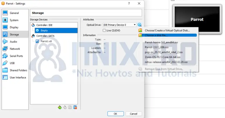 Install Parrot OS on VirtualBox - itnixpro.com Install Parrot OS on VirtualBox - itnixpro.com
