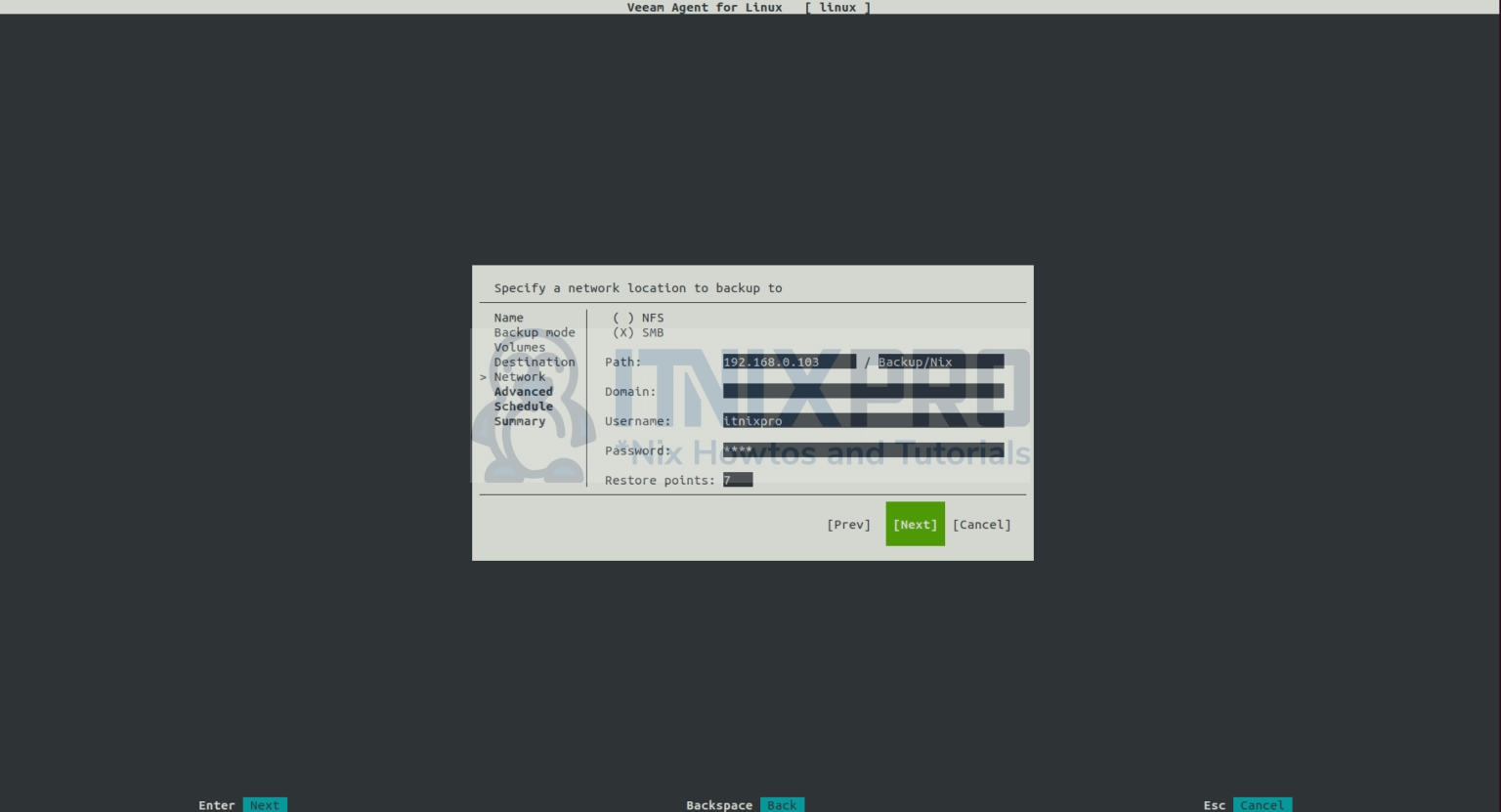How to Backup Linux systems using Veeam Agent - itnixpro.com