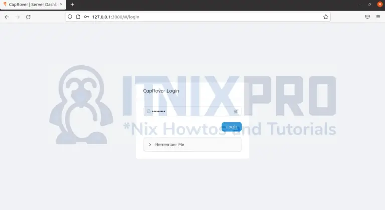Install CapRover on Ubuntu 20.04 - itnixpro.com