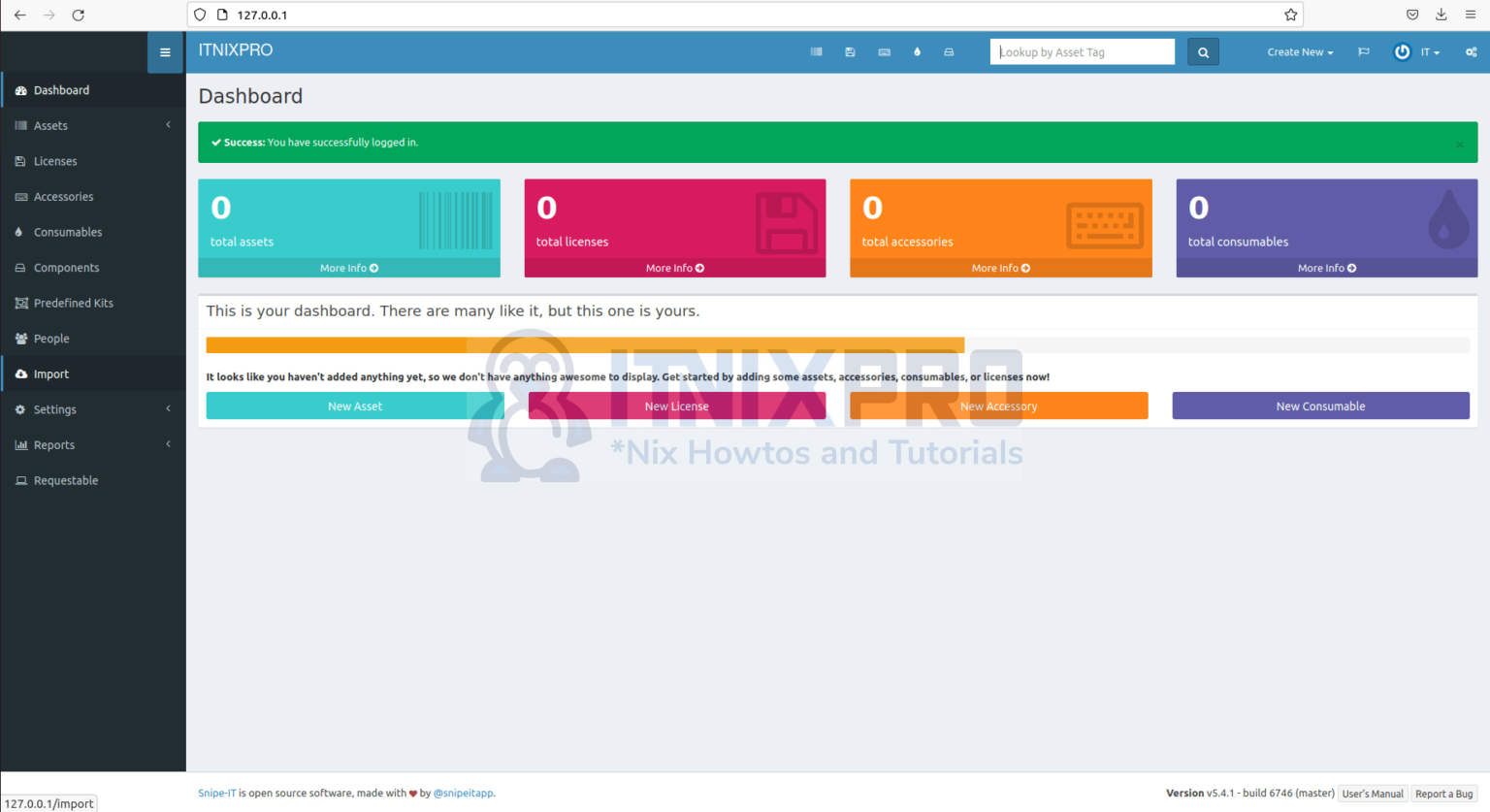 How to Add/Import assets to Snipe-IT Asset Management tool - itnixpro.com