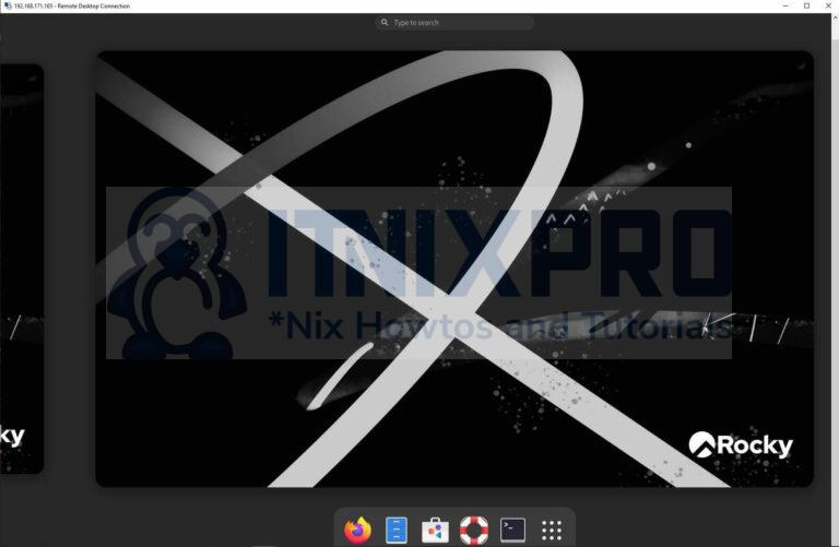 Install Xrdp On Rocky Linux 9