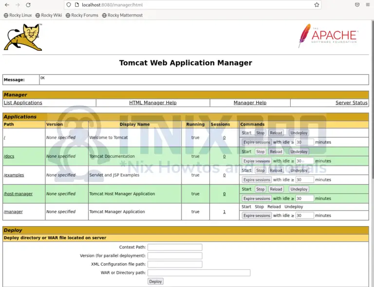 Install Apache Tomcat on Rocky Linux 9 - itnixpro.com