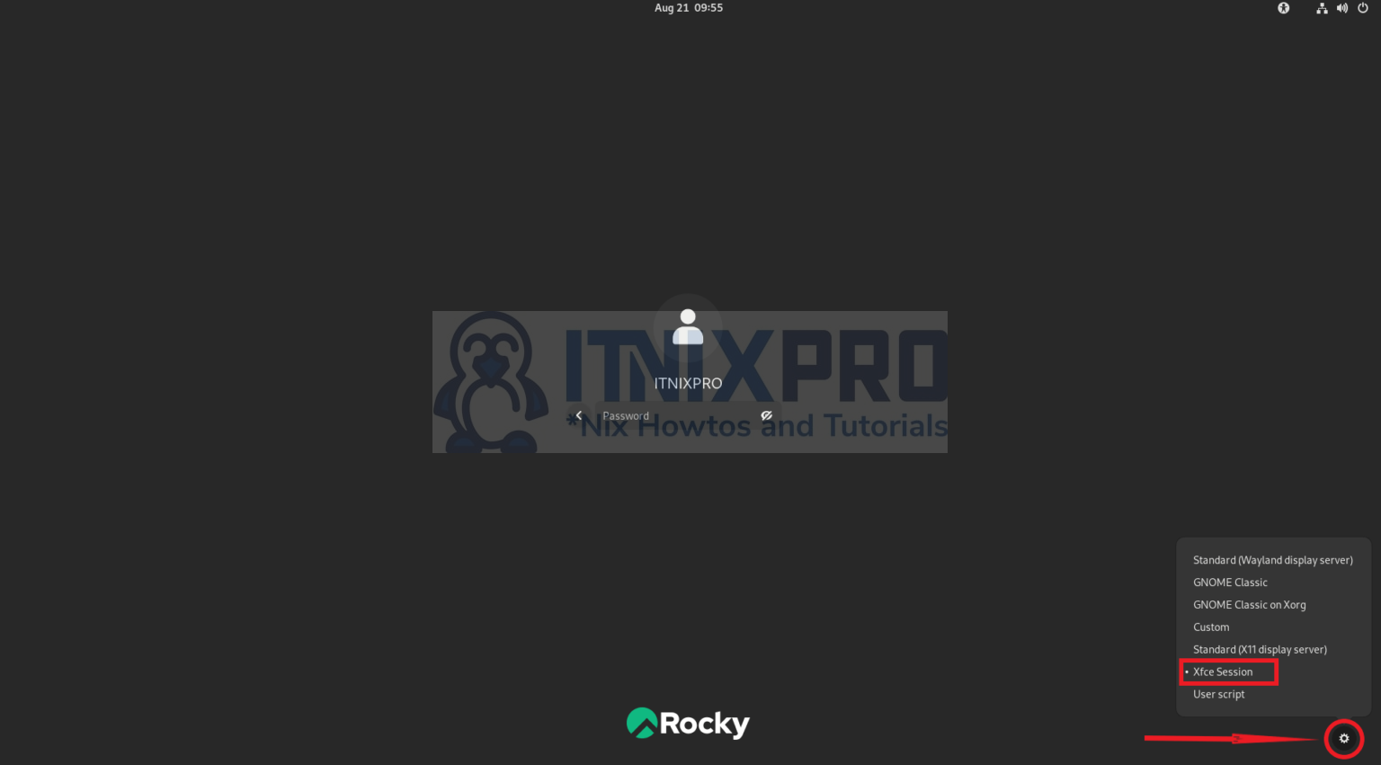 Install Xfce Desktop Environment on Rocky Linux - itnixpro.com