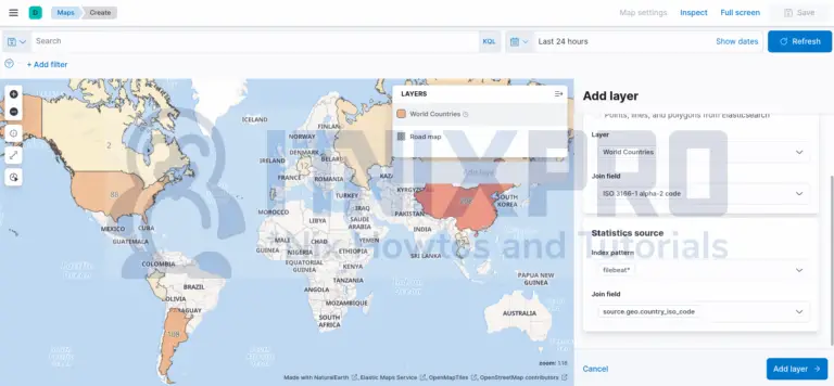 Create Data Map Visualization In Kibana