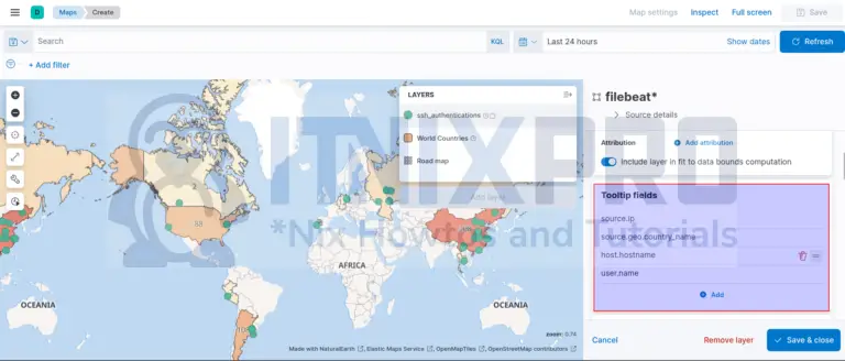 Create Data Map Visualization In Kibana