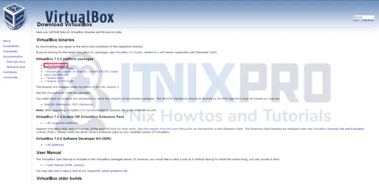 Install VirtualBox 7 on Windows 10 - itnixpro.com