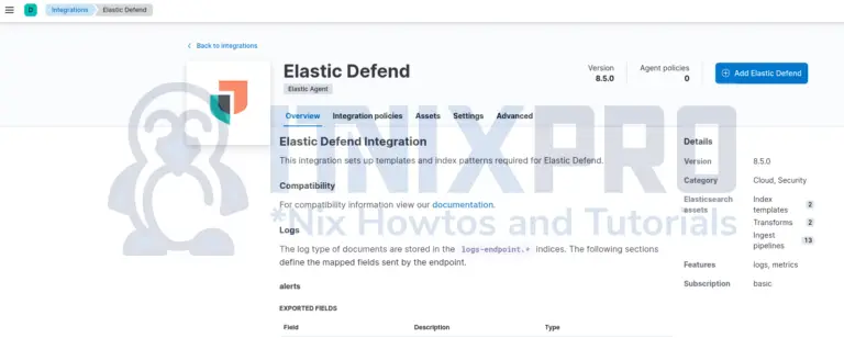 Configure ELK Stack Endpoint Security - itnixpro.com