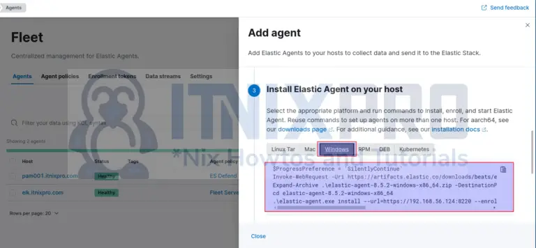 Install Elastic Agents on Windows Systems - itnixpro.com Install Elastic Agents on Windows Systems - itnixpro.com