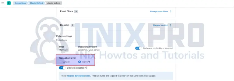 Configure Elastic Endpoint Security Malware Detection and Prevention ...