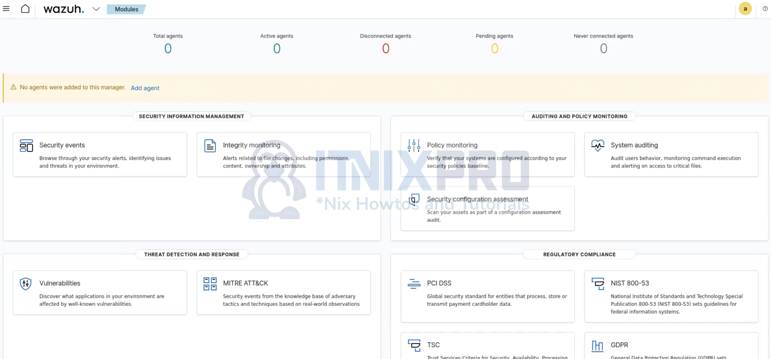 Install Wazuh Manager, Indexer and Dashboard on Ubuntu 24.04 - itnixpro.com
